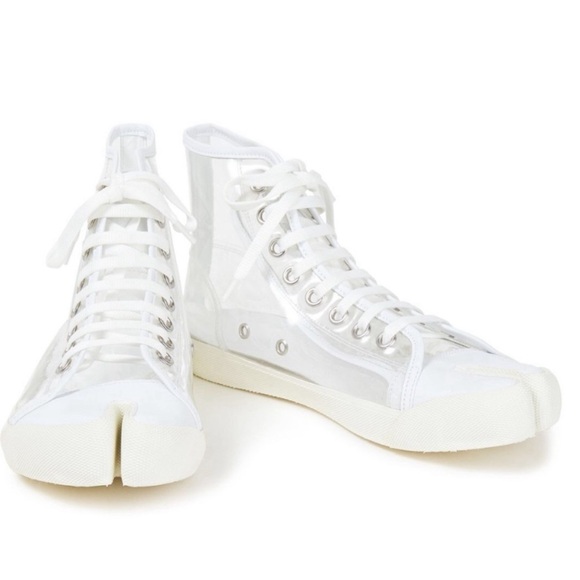 Maison Martin Margiela | Shoes | Maison Margiela Tabi Leathertrimmed ...